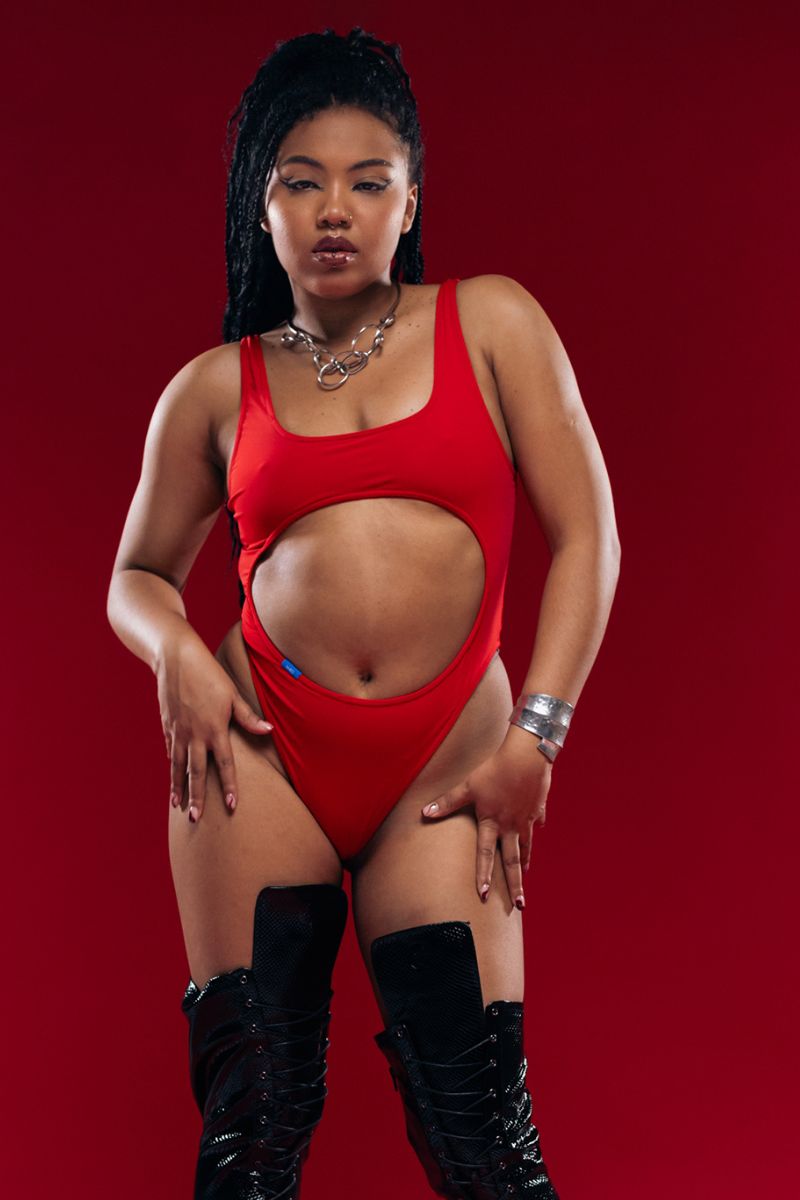 MÆD Siren Bodysuit - Red — Pole Junkie (EU)